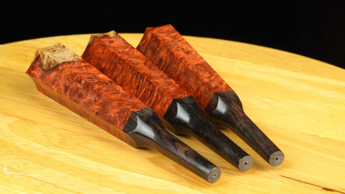 Amboyna Burl Itomaki Set #1 - Bachido