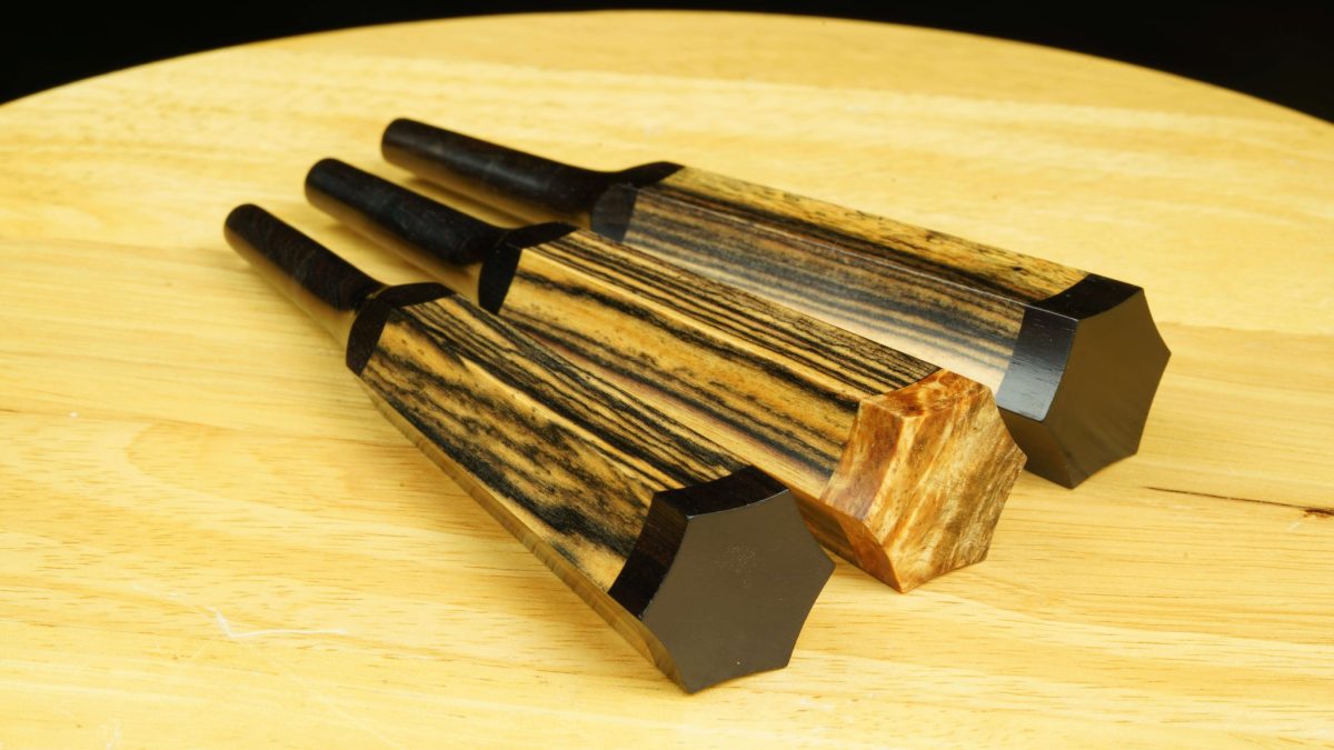 Black & White Ebony Itomaki Set - Bachido