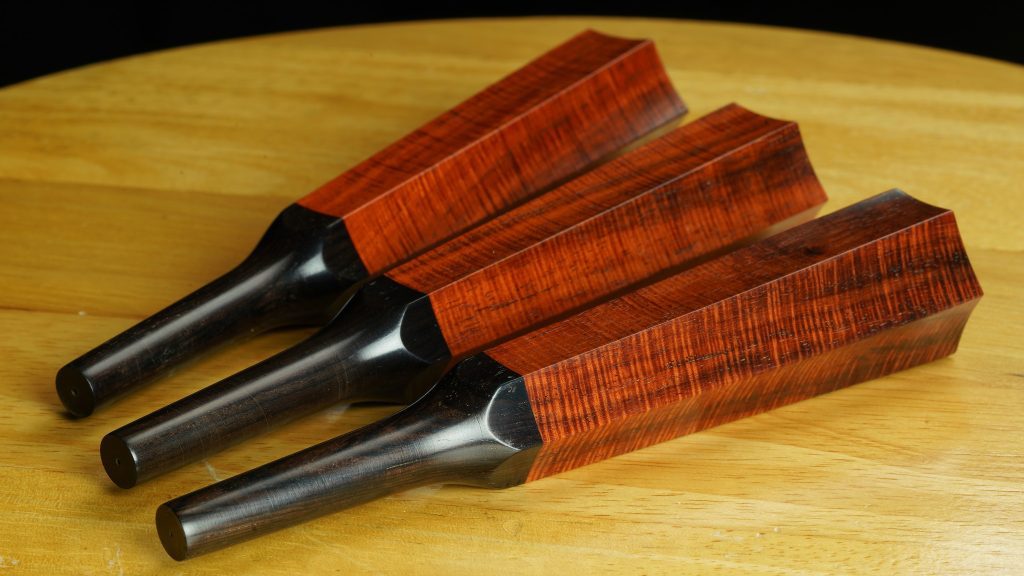 Fiddleback Siamese Rosewood Itomaki Set - Bachido